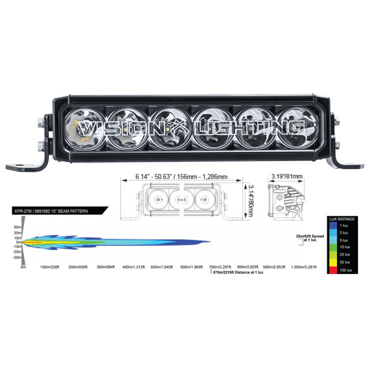 XPR 6 LED Light Bar Straight — Offroad and More
