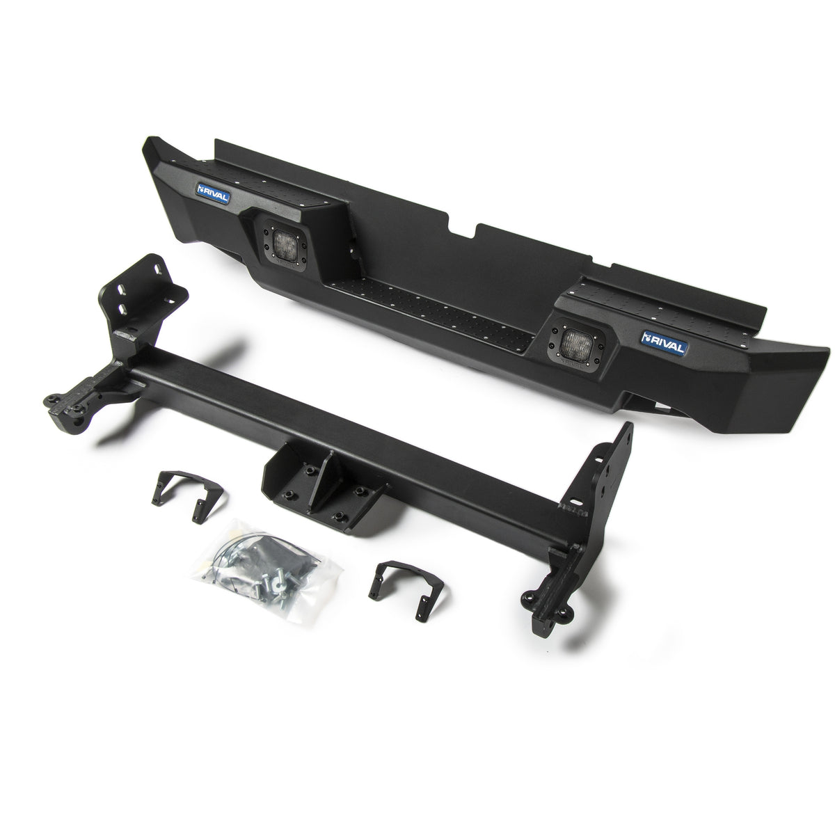 Rival Aluminum Rear Bumper Isuzu D-Max 2012-2020 With Lights — Offroad ...