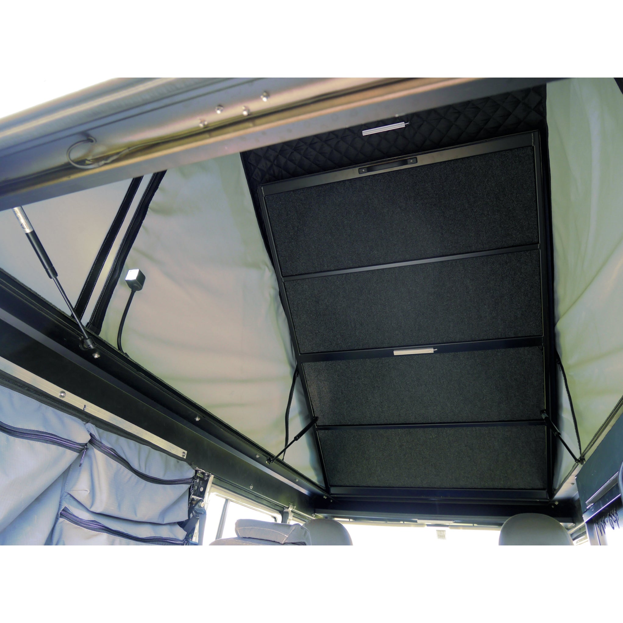 Alu-Cab Icarus Roof Conversion Land Rover Defender 110 White — Offroad ...